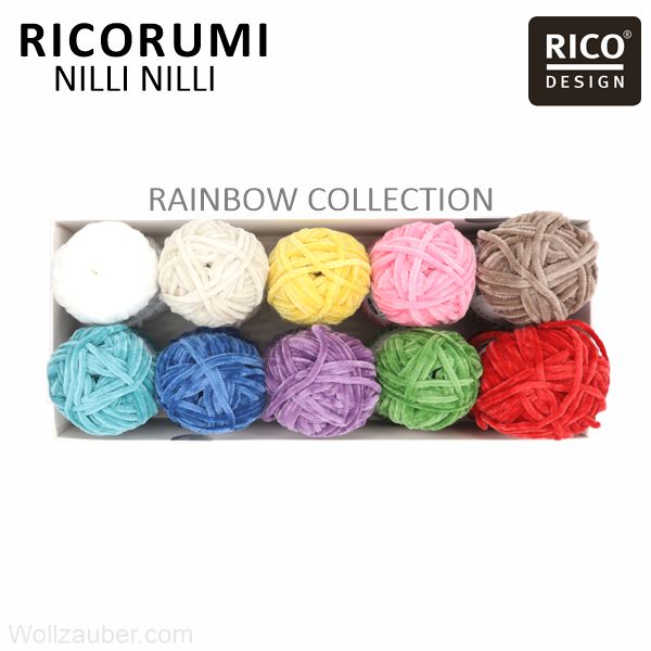 RICORUMI "Nilli Nilli" 10er RAINBOW-Set | wollzauber