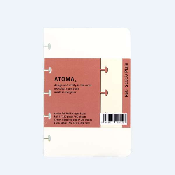 ATOMA REFILL DIN A6 90g/m² | wollzauber